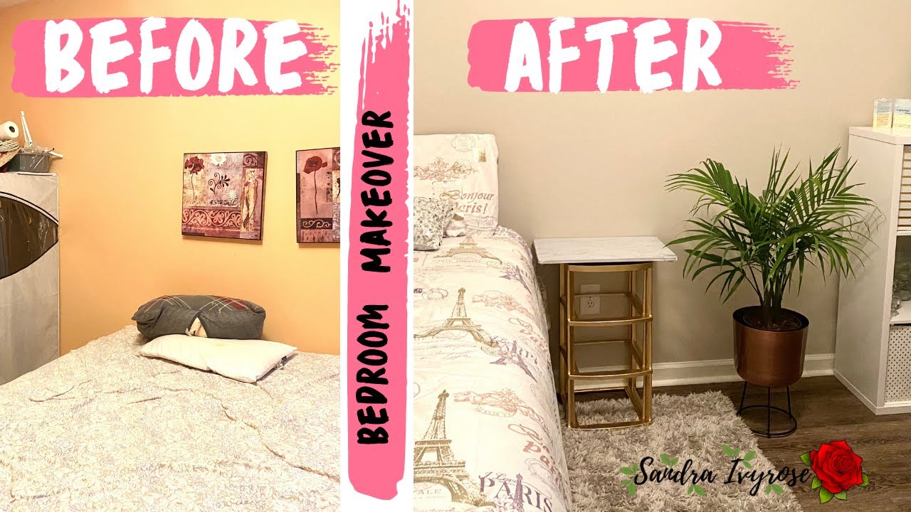 Small Bedroom Makeover DIY and Tour | MUST SEE TRANSFORMATION - YouTube