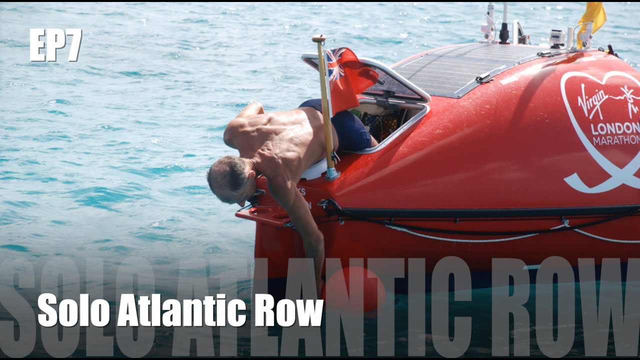 Ocean Rowing - 3000 Mile Solo Atlantic Row - Ep7 - 2nd Fastest On ...