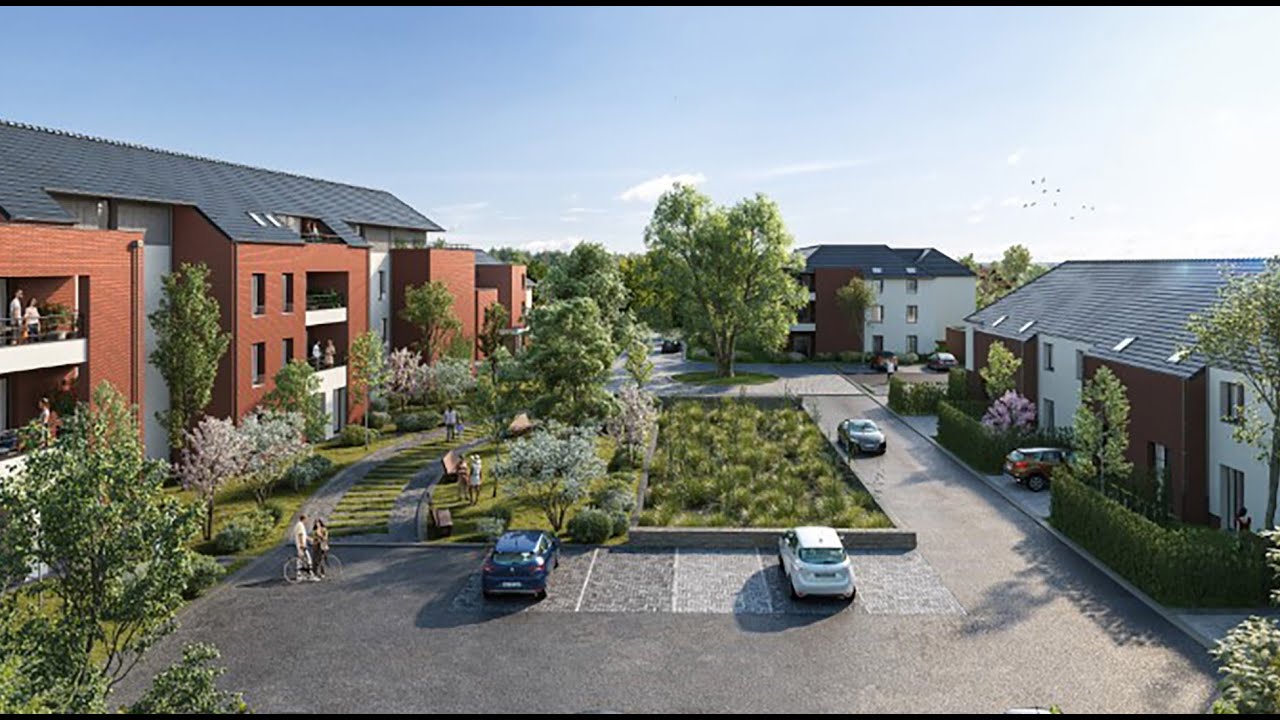 Ecoquartier Les Jardins de la Melle I Kain - YouTube