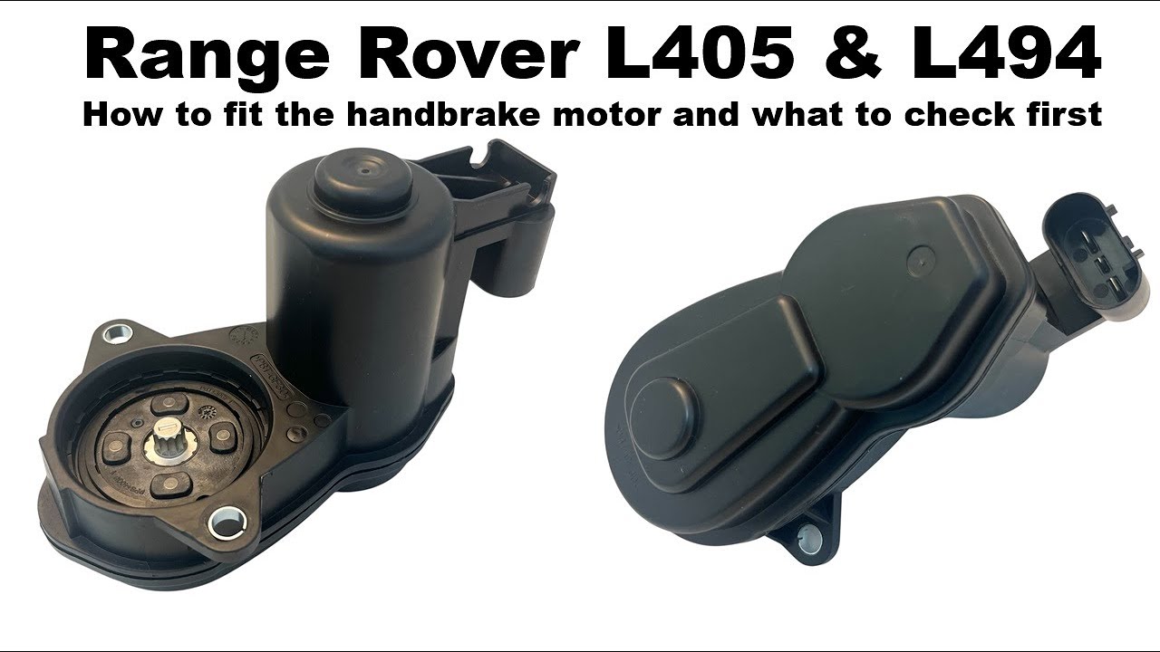 How to Replace a Range Rover L405 & L494 EPB Handbrake Motor - 2-Pin ...