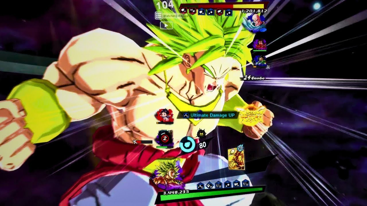 Ultra Broly on Full-Screen Landscape Mode !!!-Dragon Ball Legends - YouTube