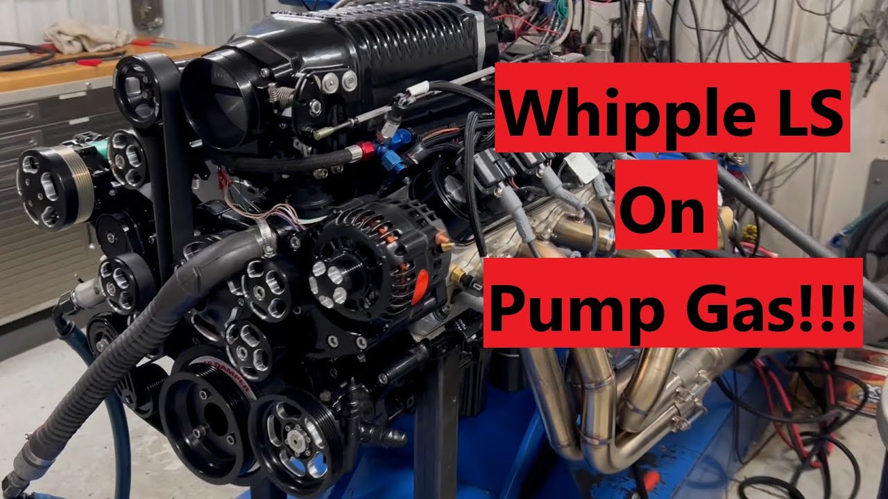2.9 Whipple 408 LS Engine Dyno!! - YouTube