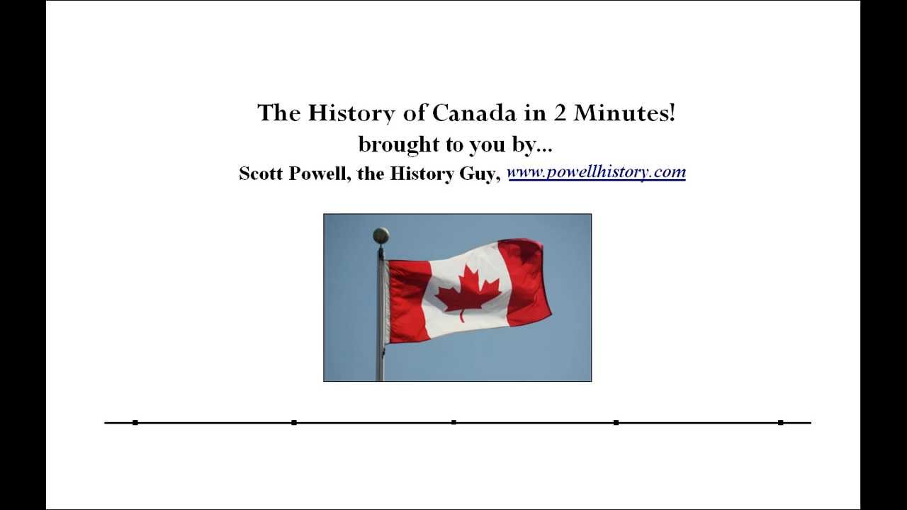 The History of Canada in 2 Minutes! - YouTube