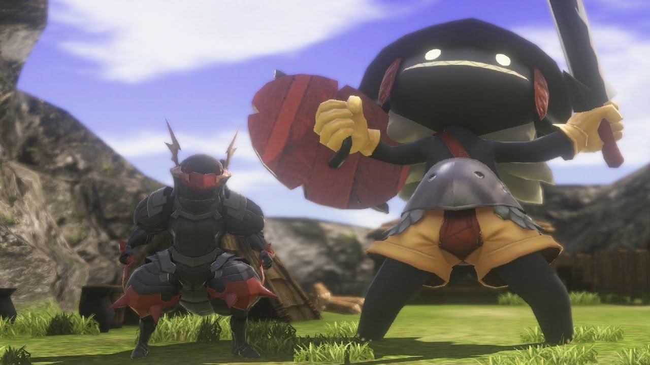World of Final Fantasy: Bahamutian Commander and Giant Goblin Boss ...