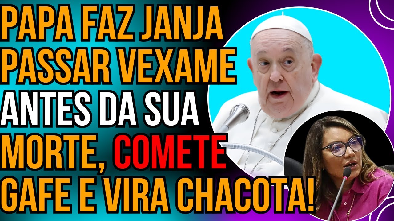 Janja dá adeus ao Papa Francisco e passa mais um vexame! - YouTube