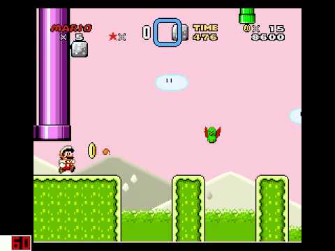 Super Mario World Custom Level: Acid Field - YouTube