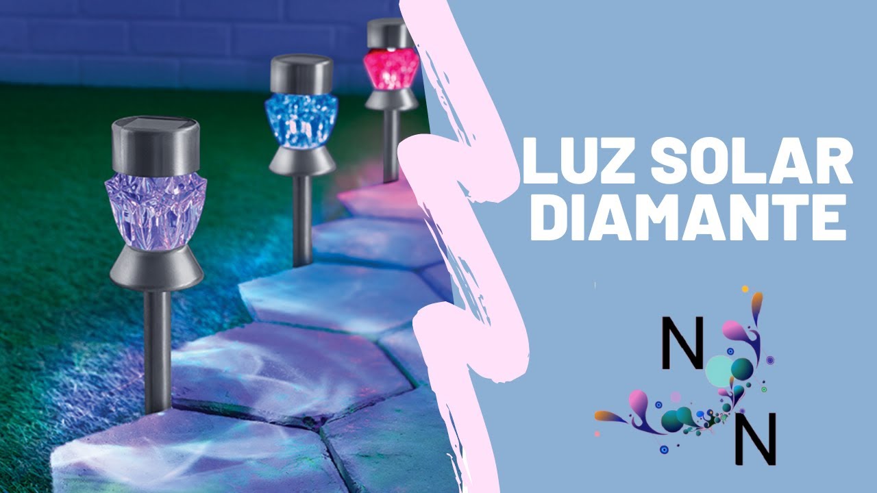Luz Solar Diamante Betterware - YouTube