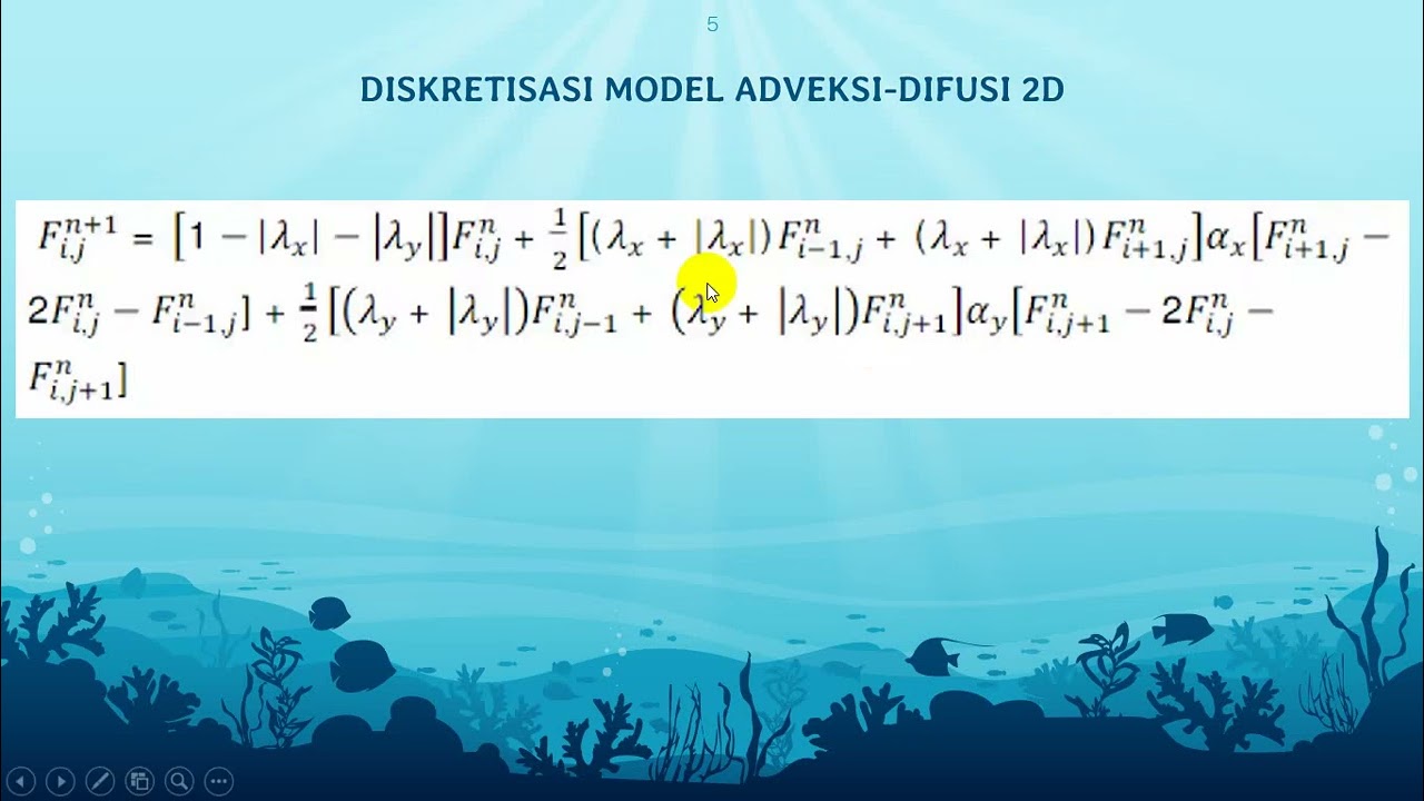 Adveksi-Difusi 2D -Tugas Akhir Praktikum Pemodelan Oseanografi - YouTube