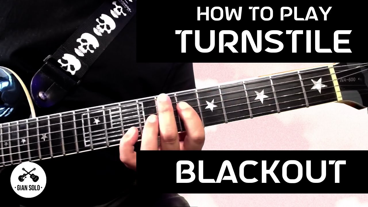 How to Play Turnstile's Blackout on Guitar | Step-by-Step Tutorial - YouTube