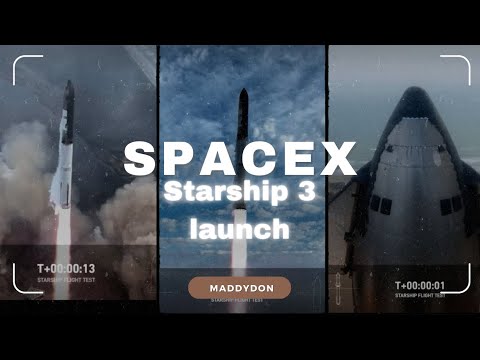 SpaceX Starship Third Flight Test Launched - YouTube
