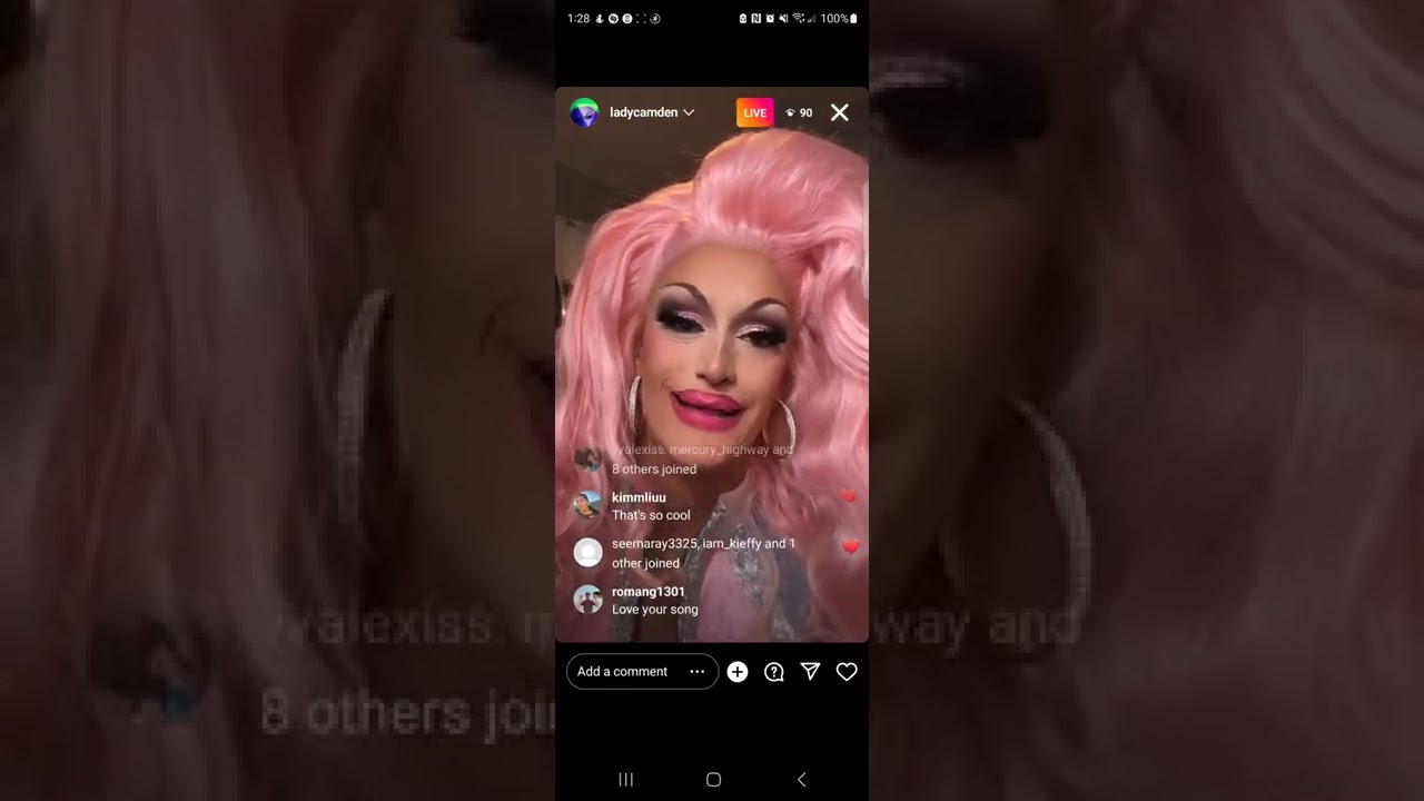 lady camden - rpdr s14 🇺🇸 - instagram live - tuesday, 4 october 2022 ...