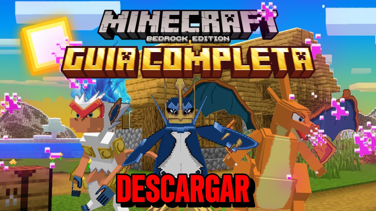 [COMO DESCARGAR] E INSTALAR EL MOD DE POKEMON PARA MINECRAFT BEDROCK/PE ...