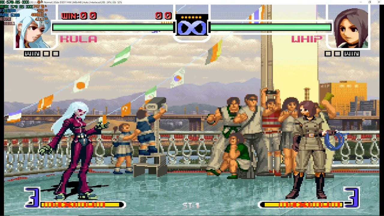 The King of Fighters 2002 Kula Diamond vs Whip - YouTube