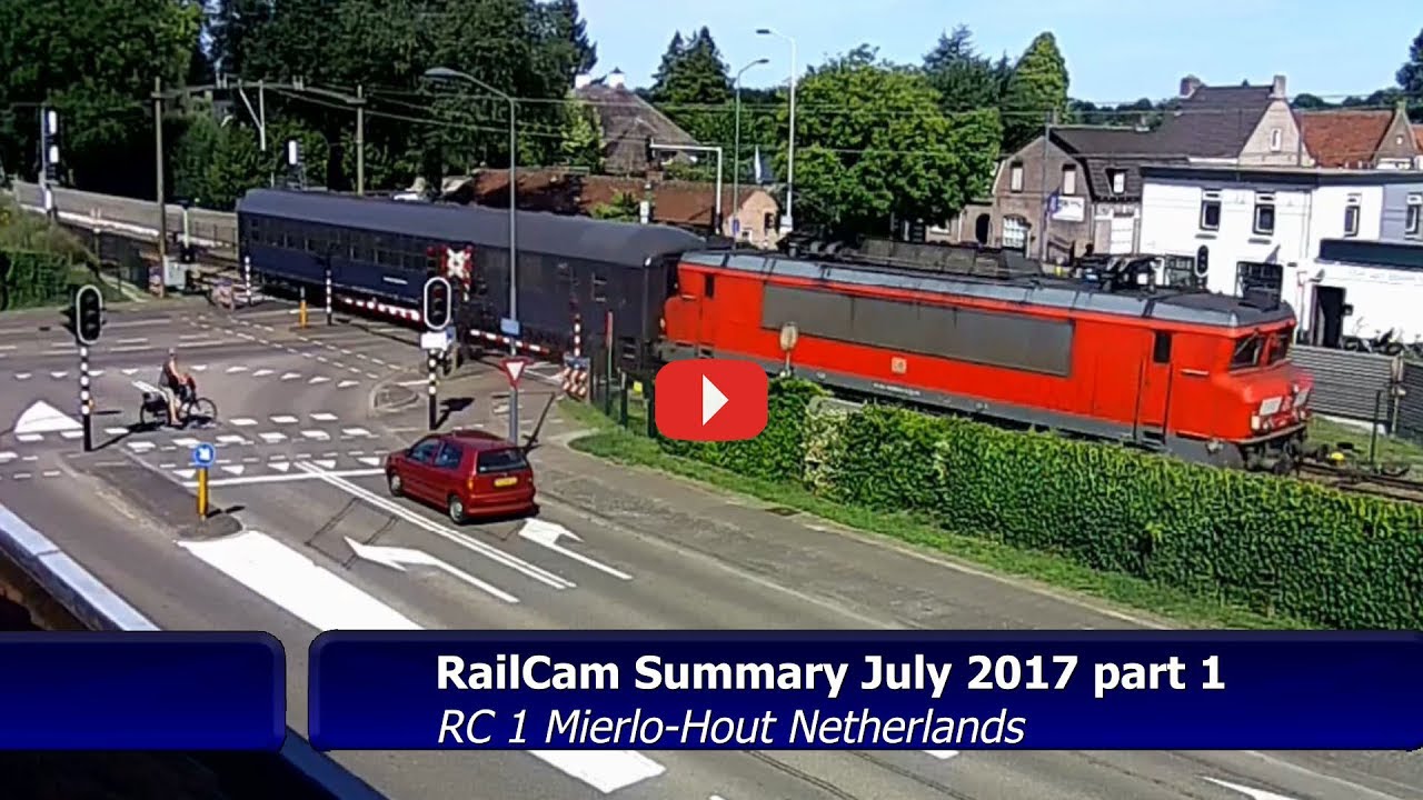 RailCam summary and highlights July 2017 part 1 - YouTube