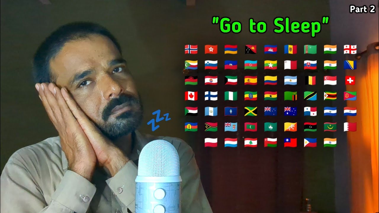Whispering “Go to sleep” in 61 Different Languages | Soft Spoken ...