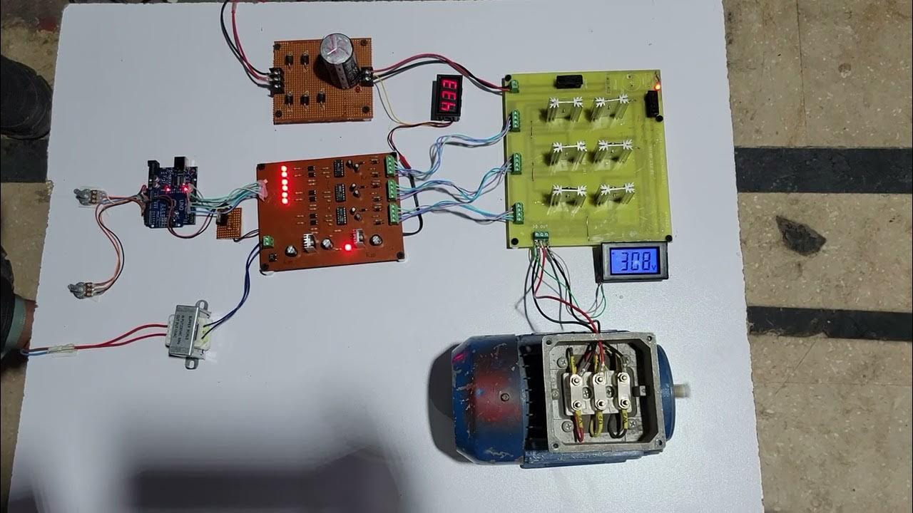 Three Phase Inverter using Arduino for individual voltage and frequency ...