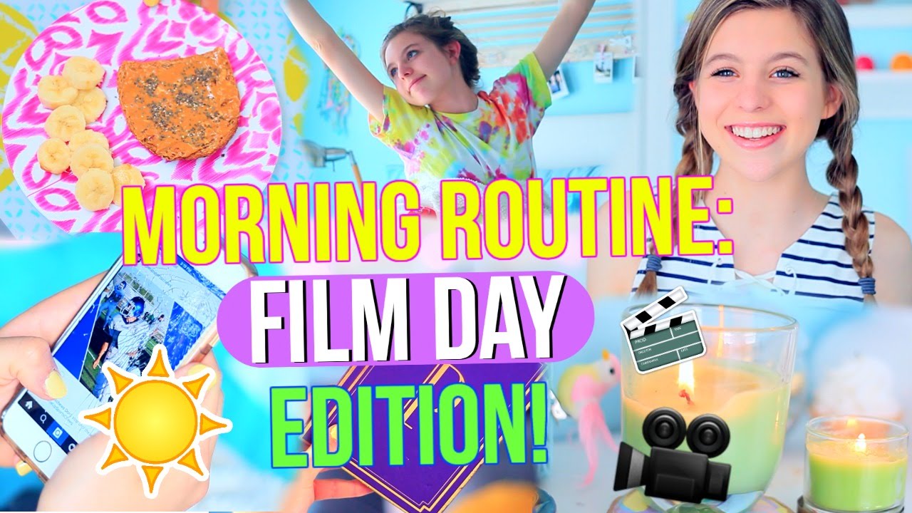 Morning Routine: Filming Day Edition! - YouTube