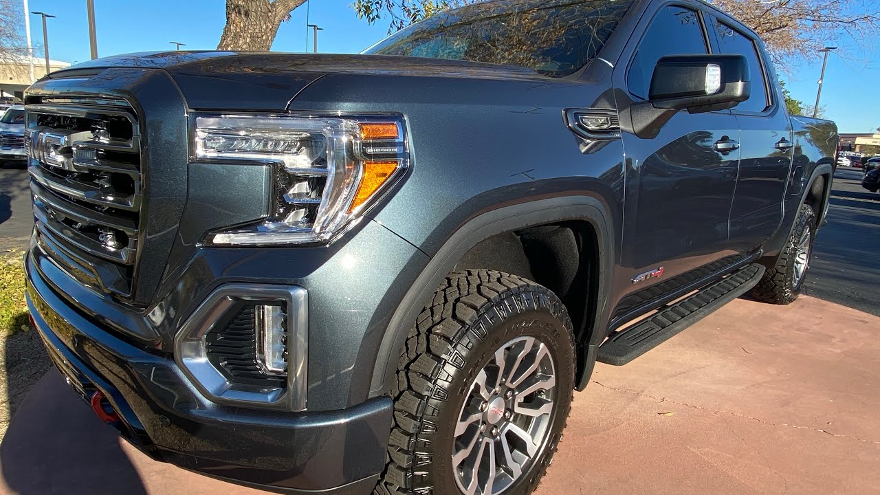 2021 GMC Sierra 1500 AT4 5.3L Detailed Walkaround - YouTube