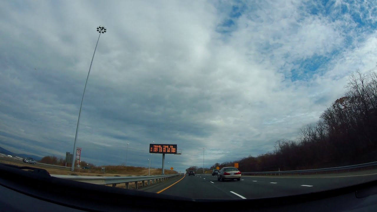 PA Interstate 81/PA Route 309 north exits 165 to 170 high mast ...