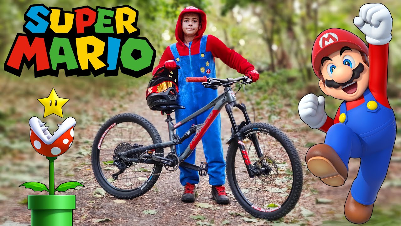 Super Mario Kids Bike Jump - YouTube