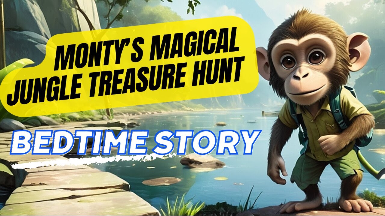 Jungle treasure hunt | Monkey | bedtime stories for toddlers - YouTube