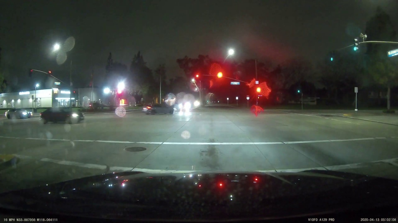 Accident caught on NEW DASH CAM Viofo A129 pro duo 4k! - YouTube