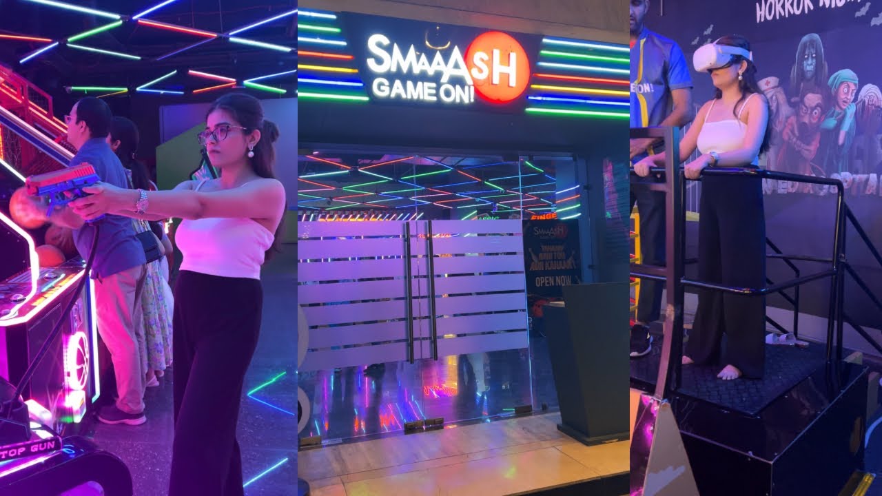 Smaaash 🎮|| VR GAMES || FUN DAY || Got Scared 😱 - YouTube