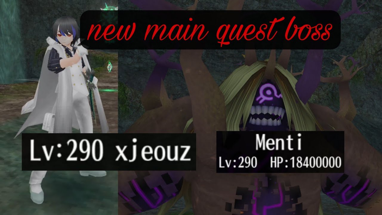 New boss Menti Hard solo with Agi Katana - Toram Online - YouTube