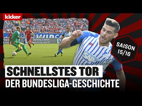 Nach 9 Sekunden: Volland und das Bundesliga-Rekordtor gegen die Bayern | Hoffenheim - Bayern (2015)