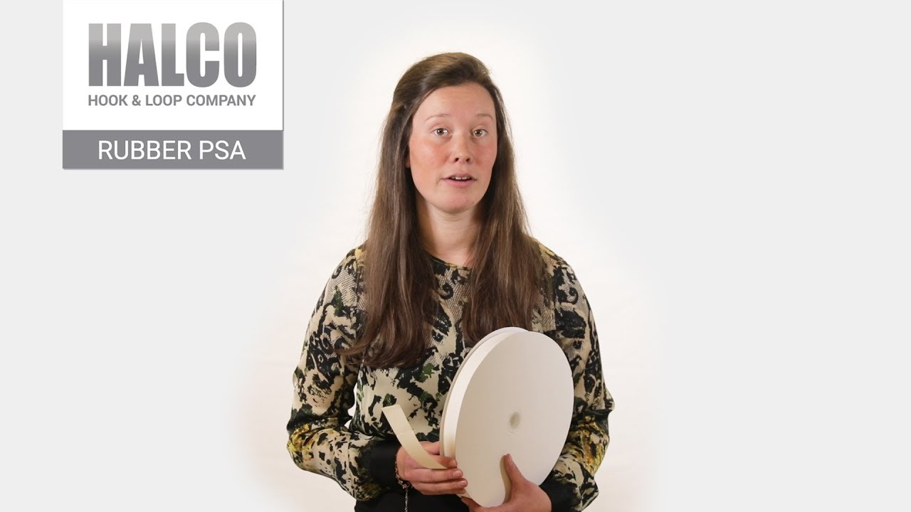 Rubber Adhesive (PSA) Hook and Loop - Halco USA - YouTube