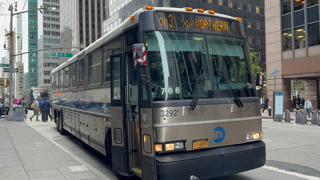 MTA Bus: 2006 Motor Coach D4500CL #3292 on the QM3 to Little Neck at 6 ...