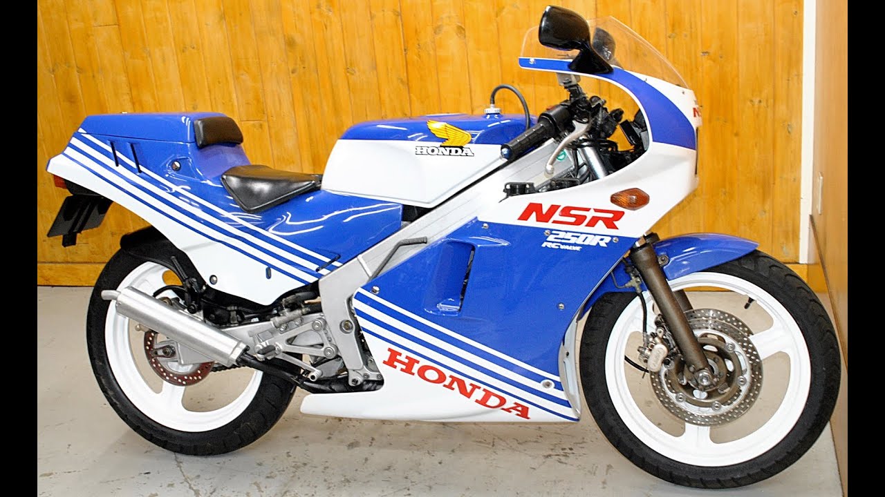 Honda NSR250R(MC16) exhaust sound and details.ホンダNSR250R詳細/純正マフラー音 ...