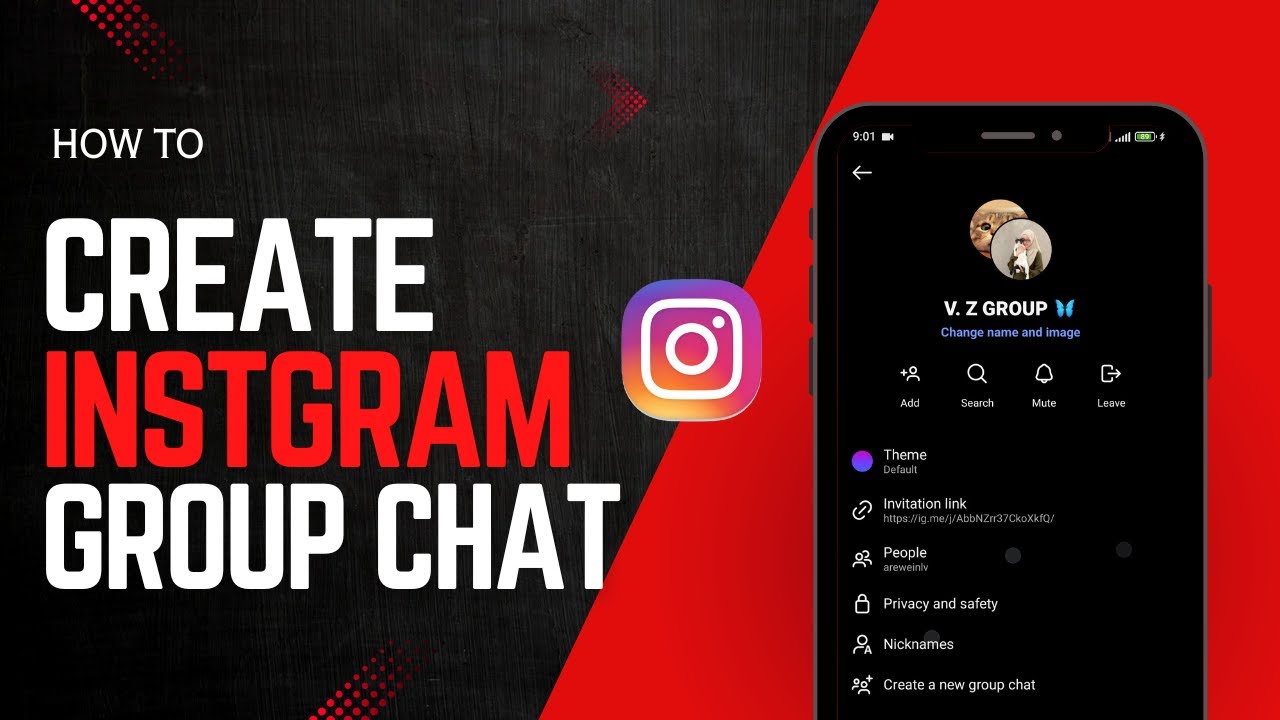 How to Create Group Chat on Instagram - YouTube
