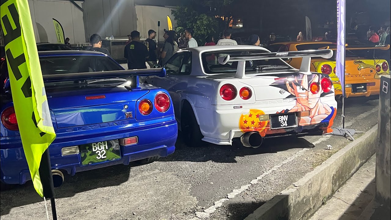 KUAT GILA! Motormanic Car Meet and Greet 2024 Pops And Bangs Burn Out ...
