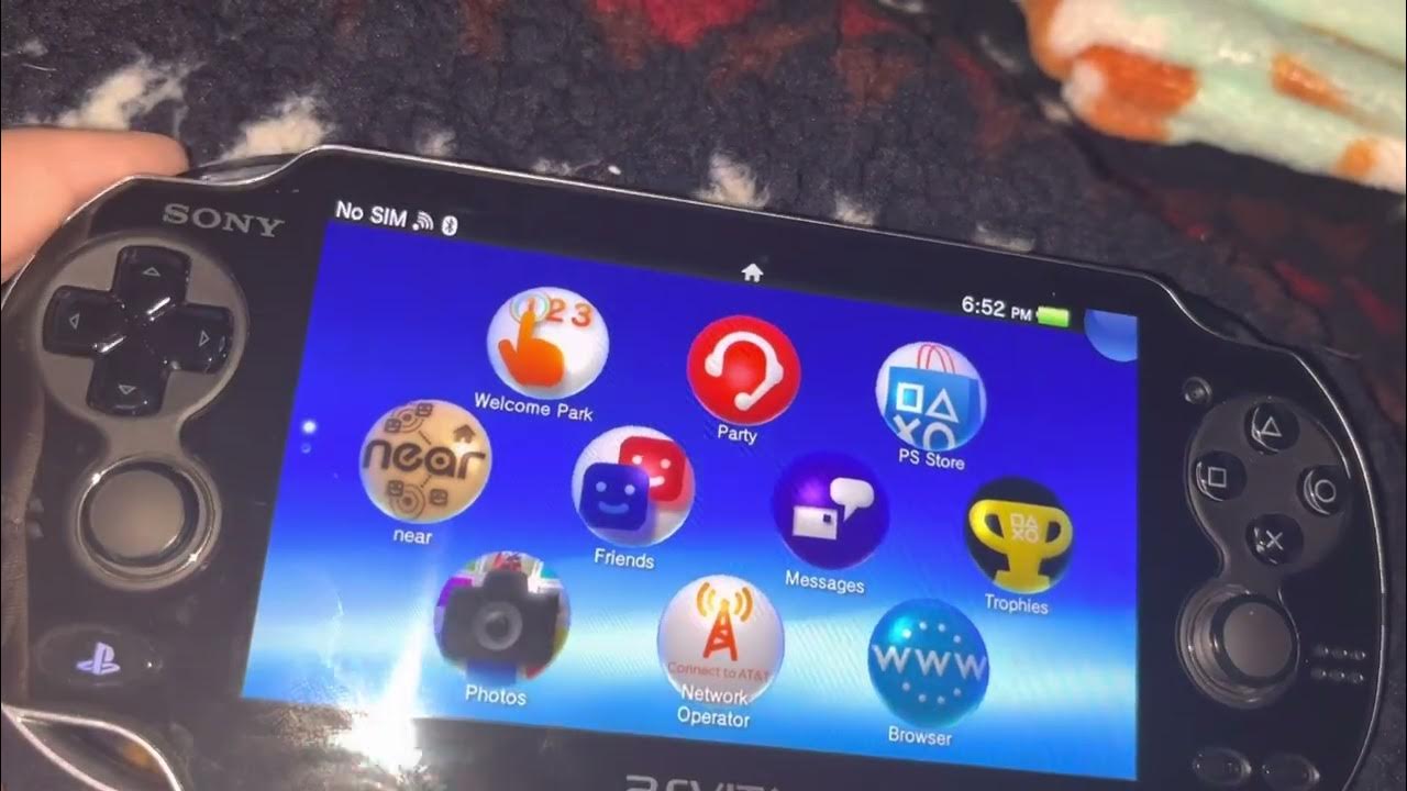 PS Vita startup + Home Screen music - YouTube