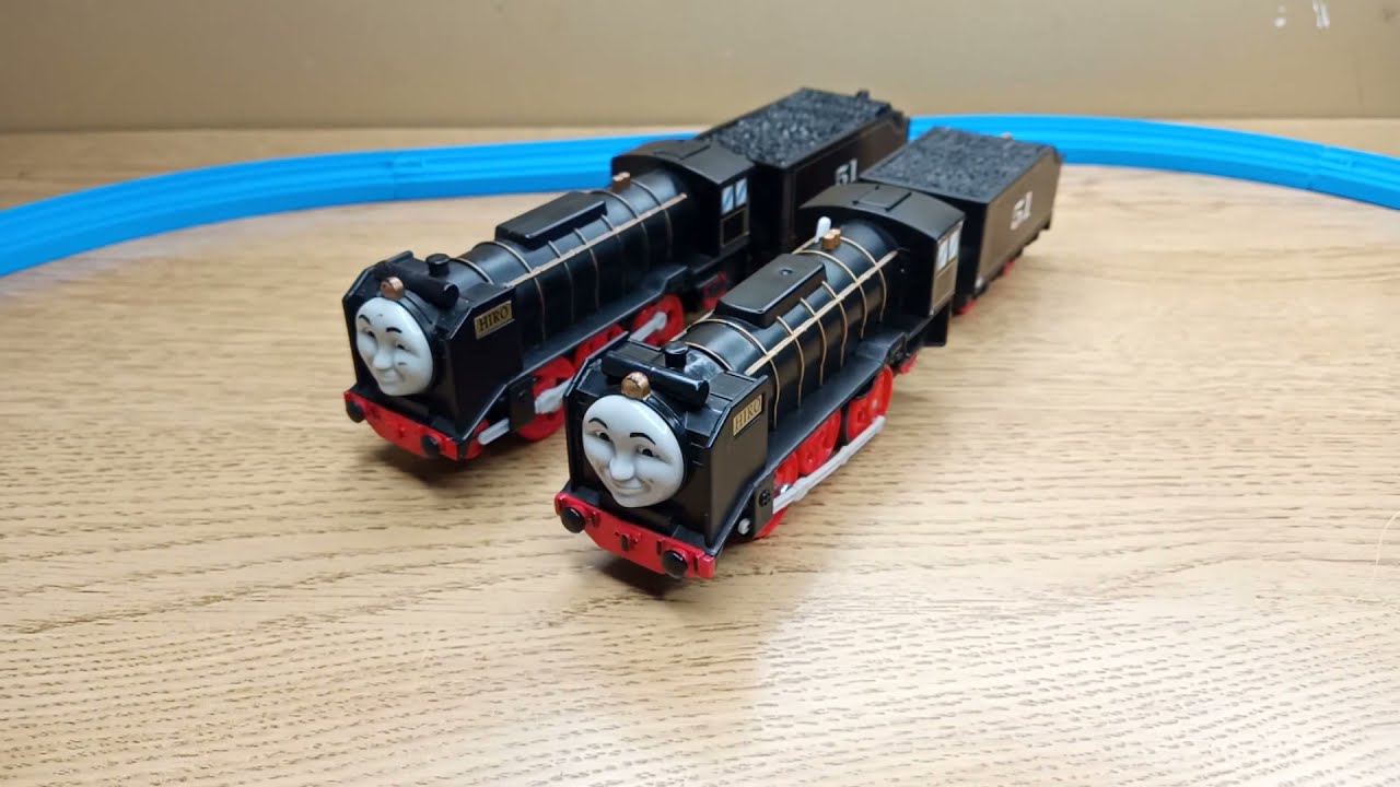 Custom Trackmaster 4.5v Rc Conversion Hiro vs Trackmaster Hiro - YouTube
