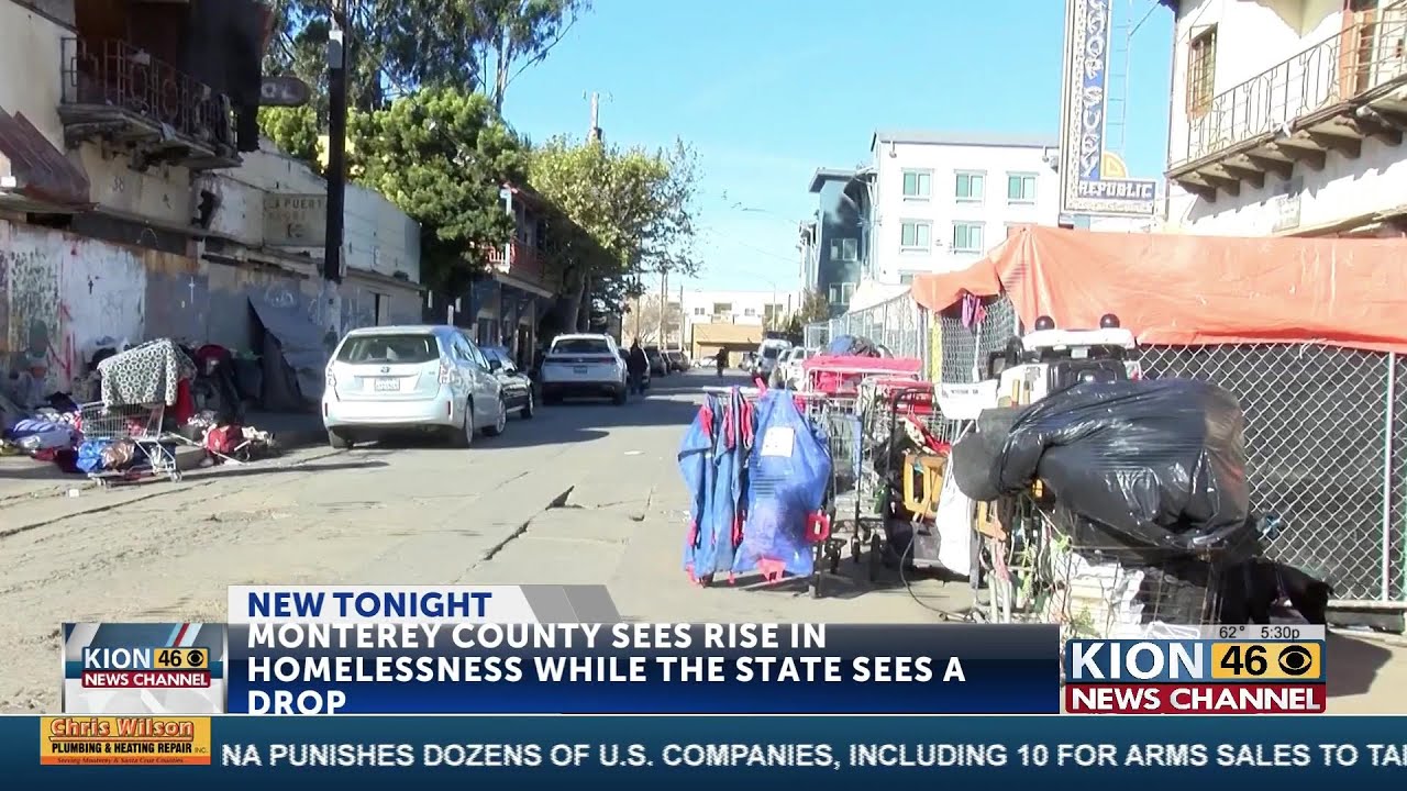 Monterey County homeless numbers on the rise despite statewide numbers ...