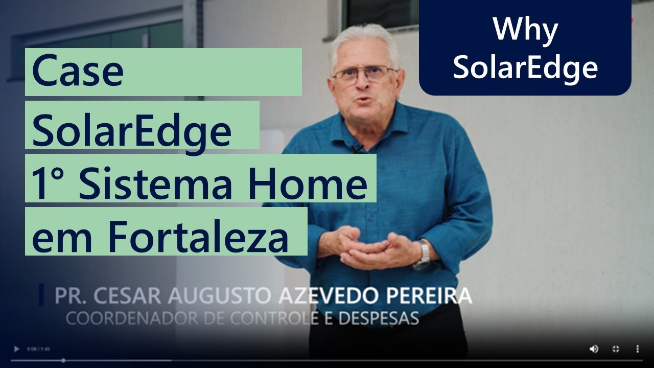 Case de Sucesso: 1º sistema SolarEdge Home do Ceará | Brasil - YouTube