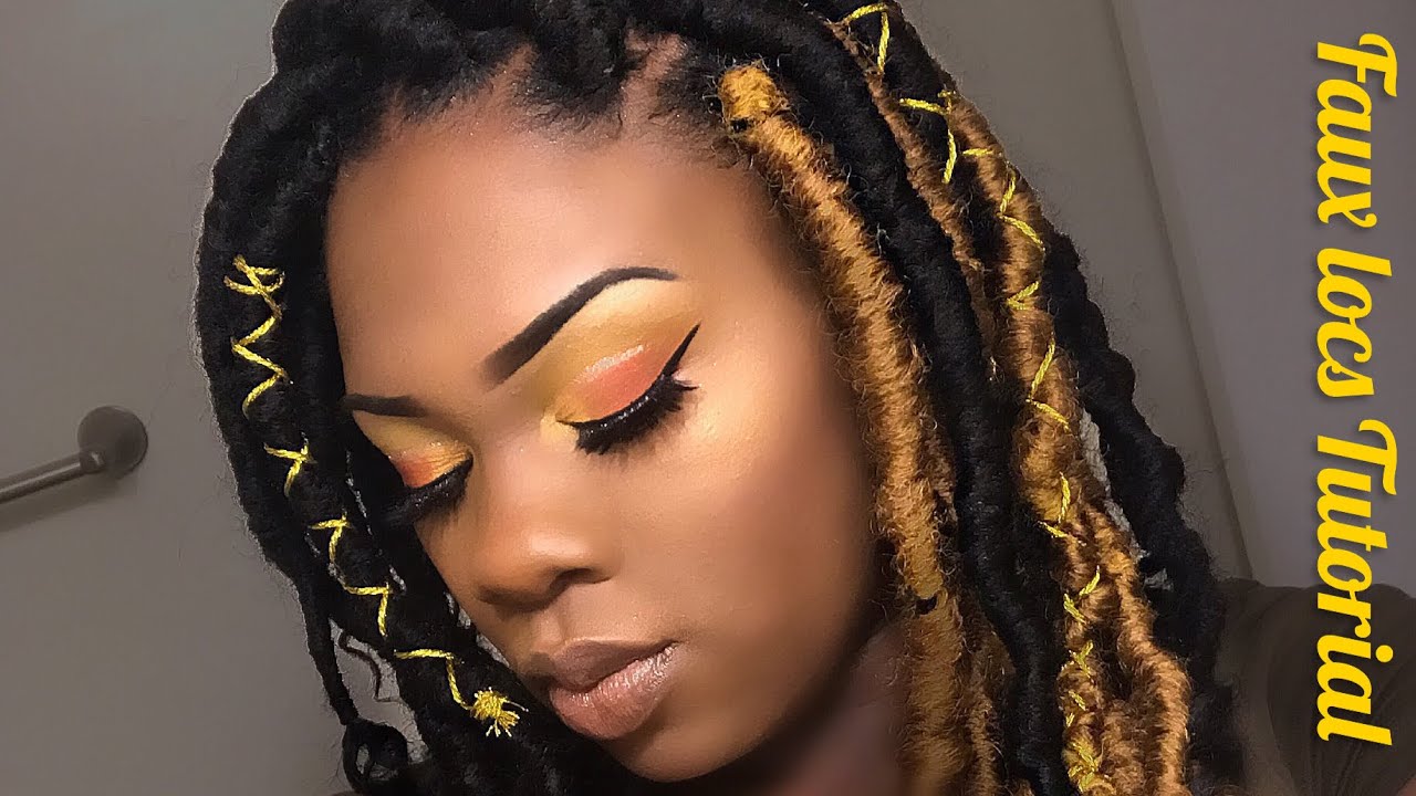 Short Faux Locs only $25 | Easy How to - YouTube