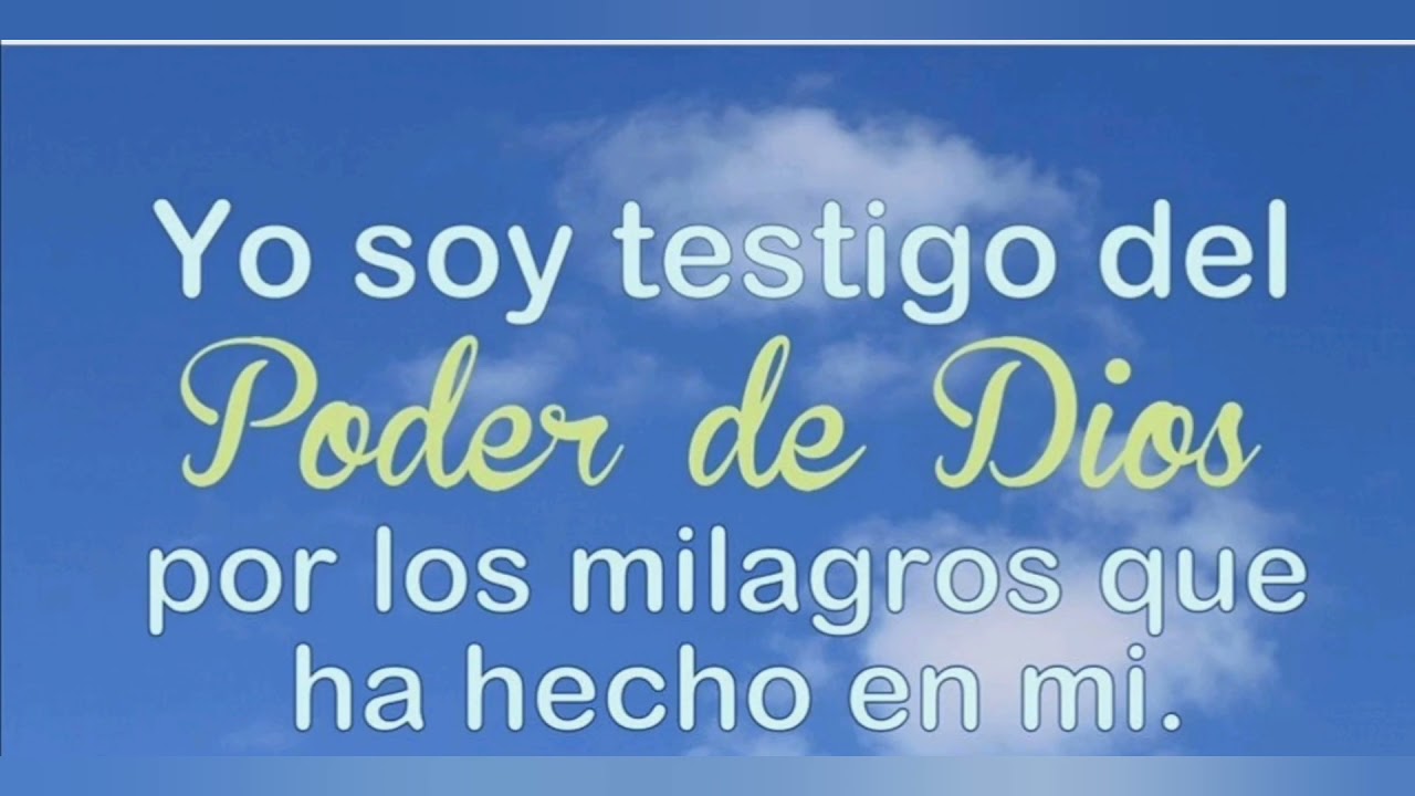 Yo Soy Testigo del Poder de Dios. El Buen Pastor - YouTube