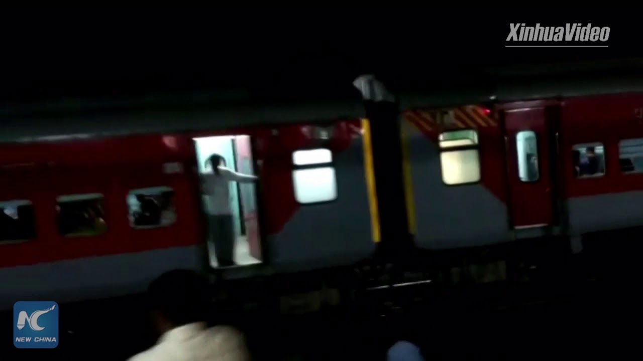 Runaway train rolls for miles in India - YouTube