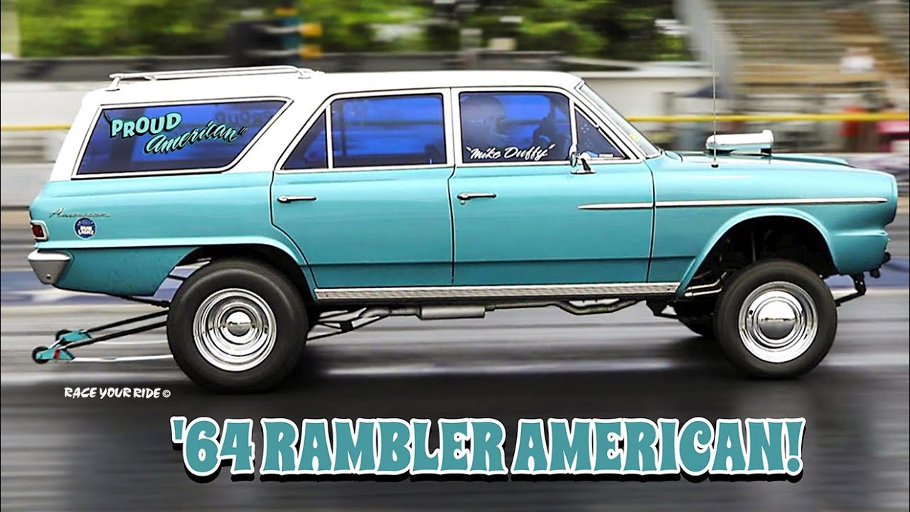 PROUD AMERICAN! '64 RAMBLER AMERICAN 300 STATION WAGON STREET FREAK ...