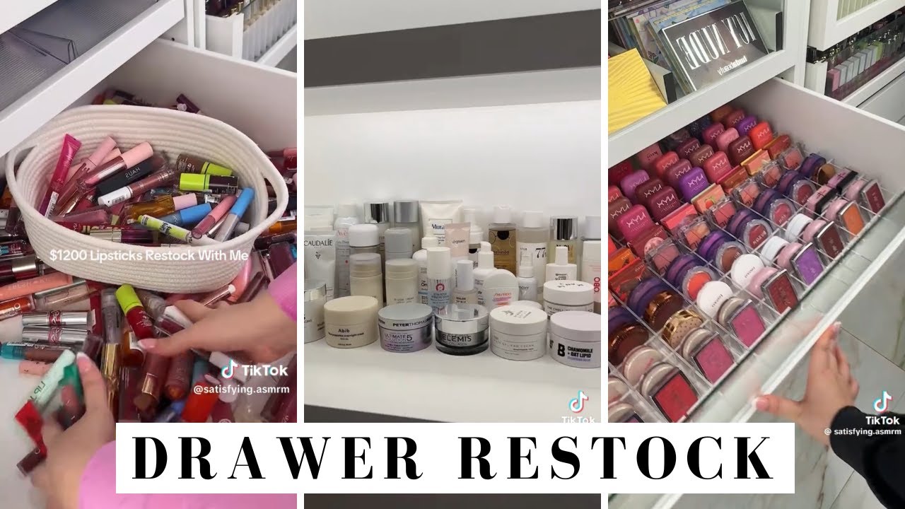 Satisfying Drawer Restock ASMR Compilation | Tidy & Soothing Sounds ...