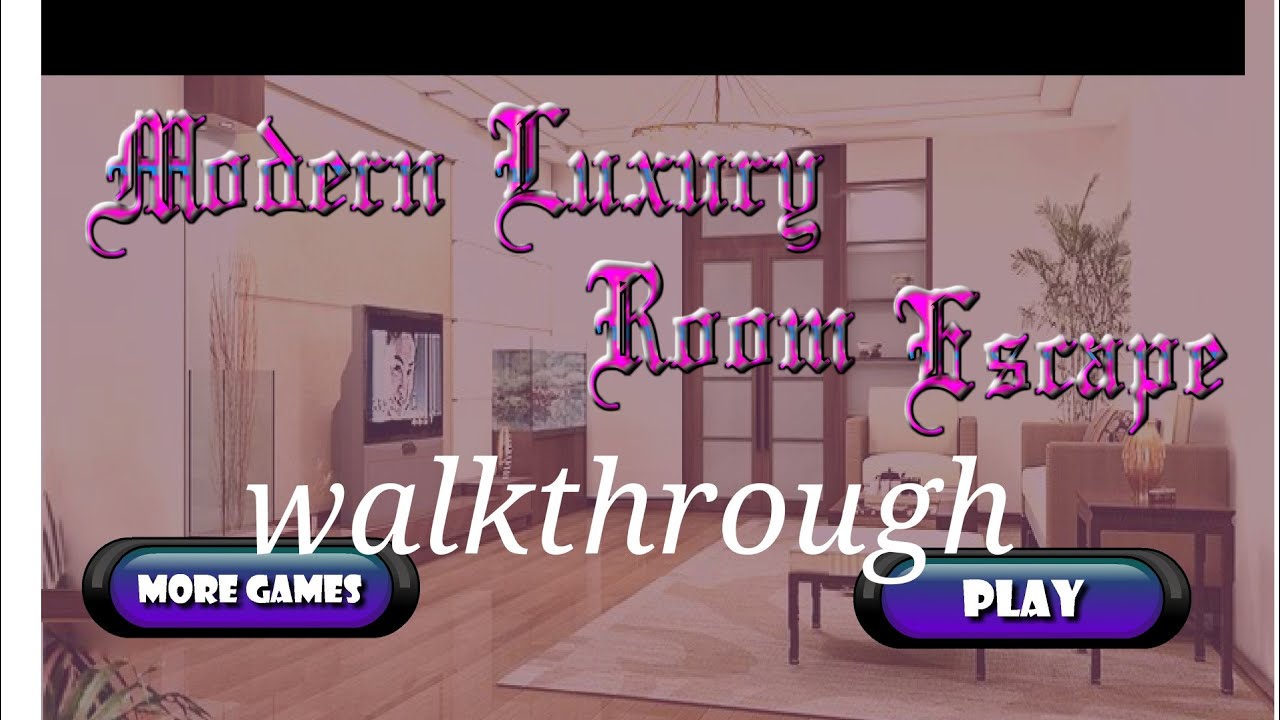 Modern Luxury House Escape Walkthrough - YouTube