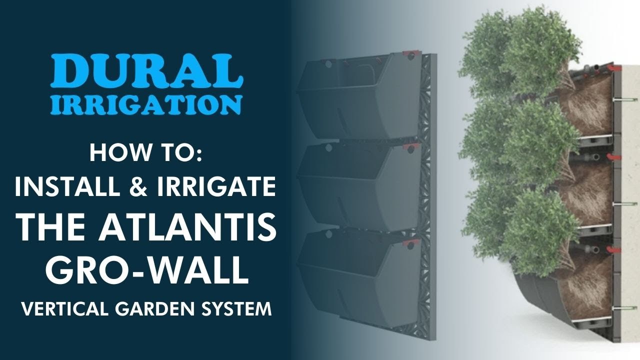 Vertical Garden With Irrigation Kits
