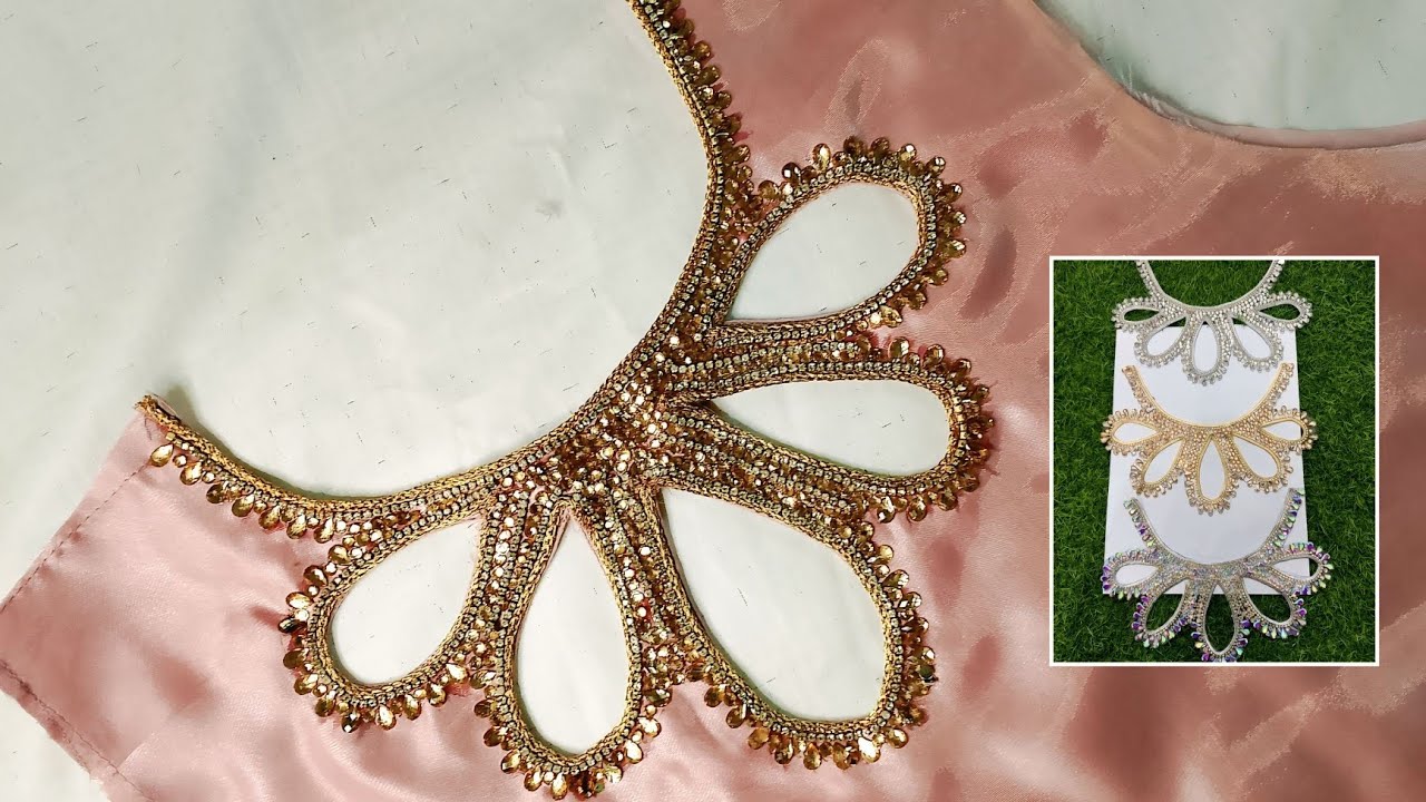 Insta inspired neck design / No more work stitches / trendy neck design ...