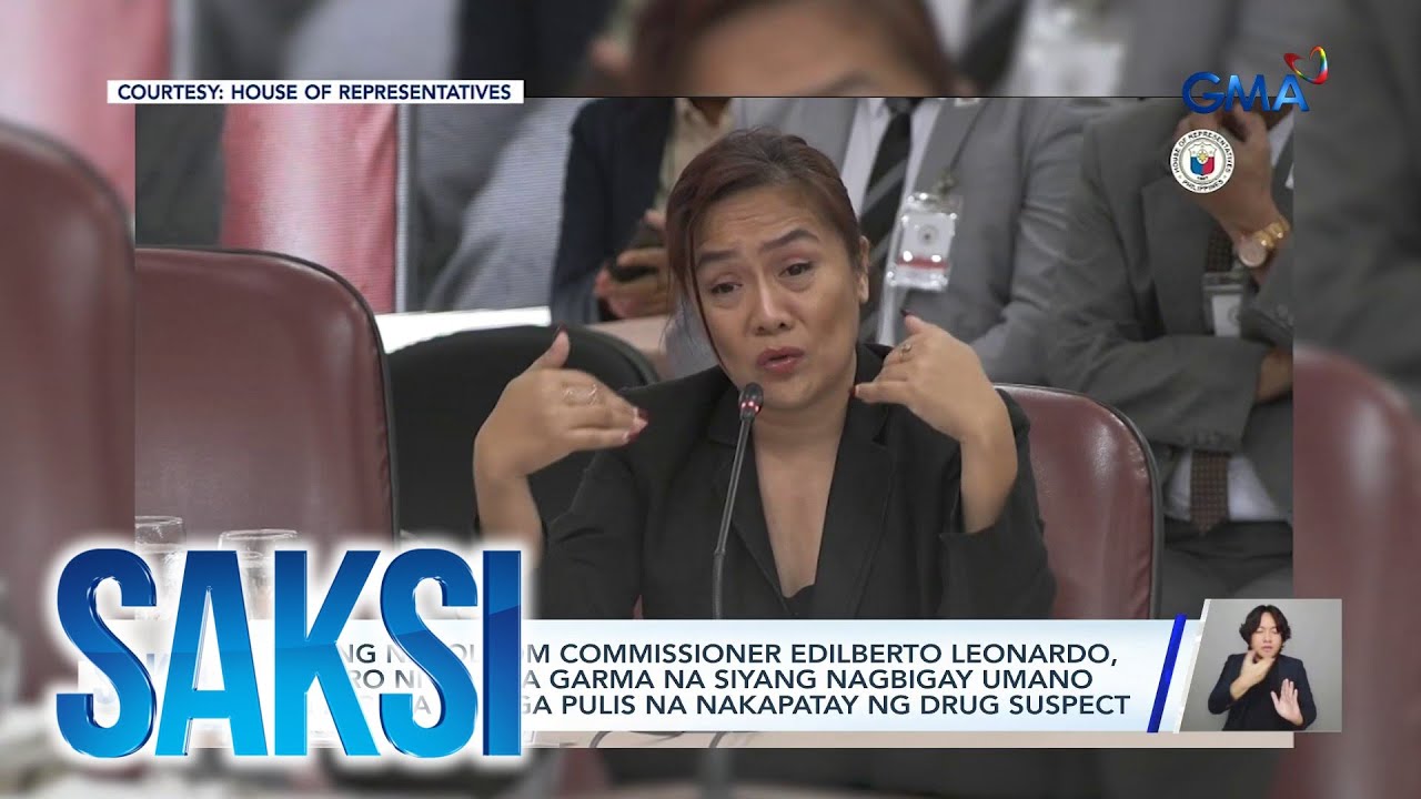 Dating NAPOLCOM Commissioner Edilberto Leonardo, itinuro ni Royina ...