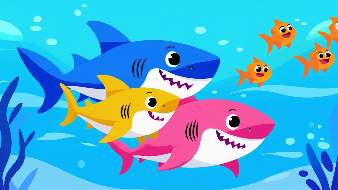 🌊 Baby Shark 🦈 Tiburón Bebé 🎶 Canción Infantil con Aventuras Marinas 🐬🐠 ...