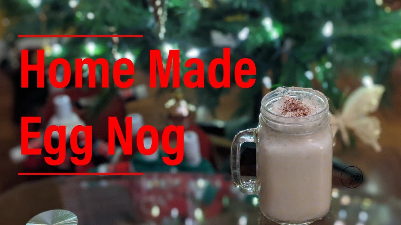 Home Made Egg Nog | Cooking With Chubaranks - YouTube