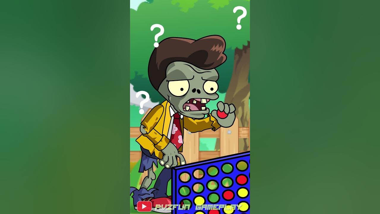 Connect 4 Game Challenge Plants Vs Zombies Animation Shorts Pvz Tiktok Connect4 Youtube